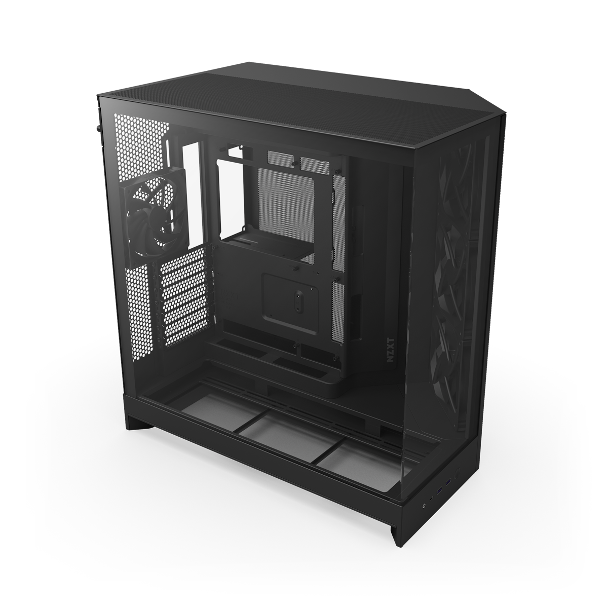 NZXT H9 Flow 2025 – Das coole schwarzes PC-Gehäuse jetzt mieten!. abo ...